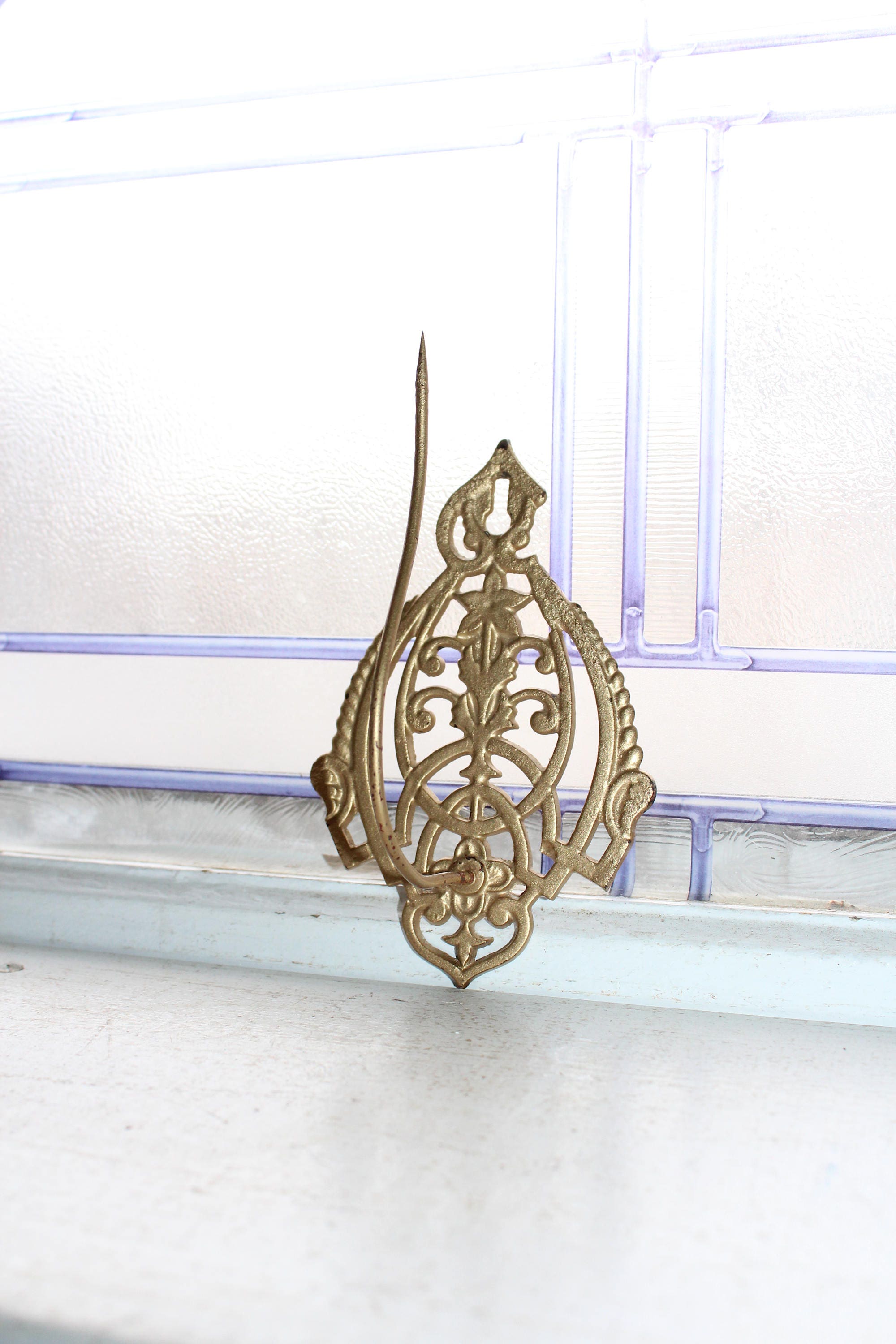 Antique Cast Iron Bill Hook Receipt Hook