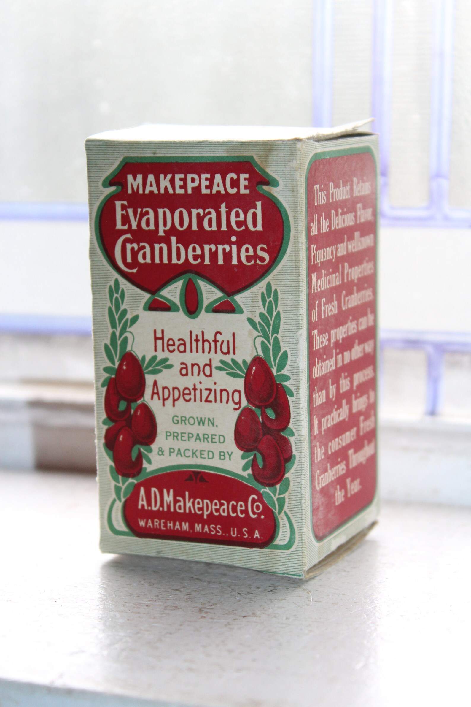 Antique Evaporated Cranberries Box Country Store Display | Etsy