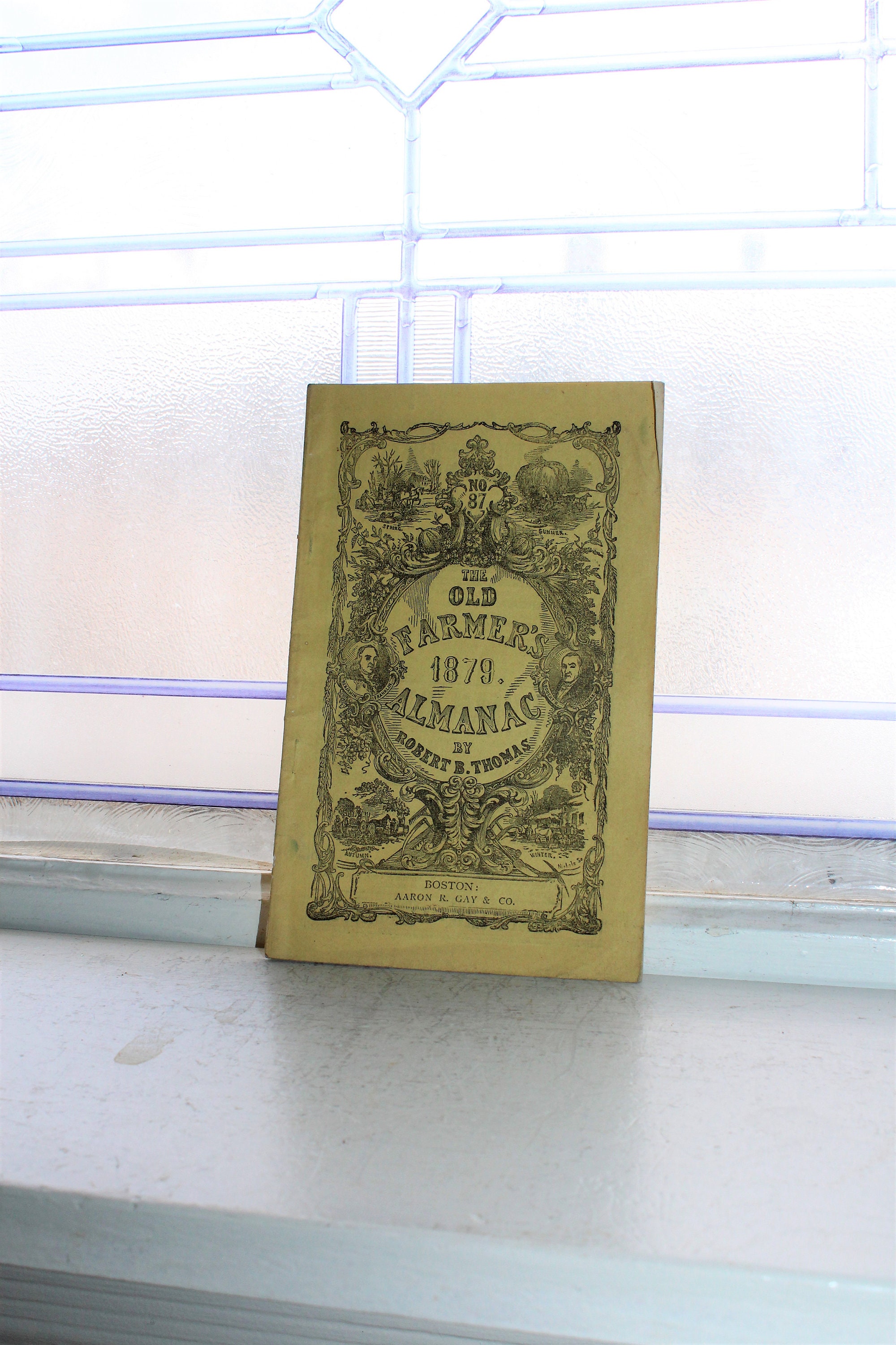 Antique 1879 Old Farmer's Almanac by Robert B Thomas
