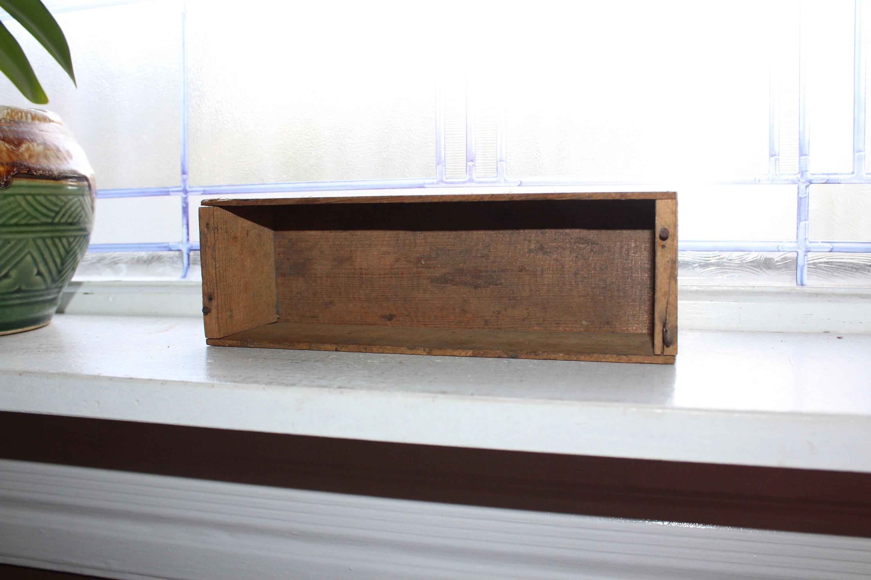 Vintage Wood Cheese Box Kraft Velveeta Brand