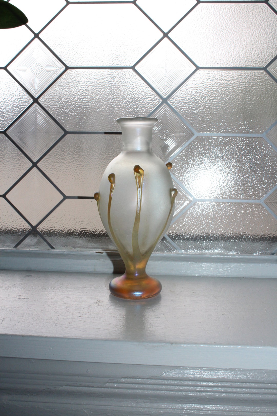 Vintage Vandermark Studio Art Glass Perfume Bottle - Etsy