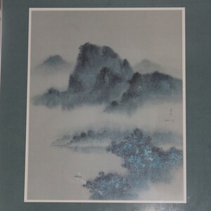 David Lee Framed Asian Lithograph Print Return Sail - Etsy