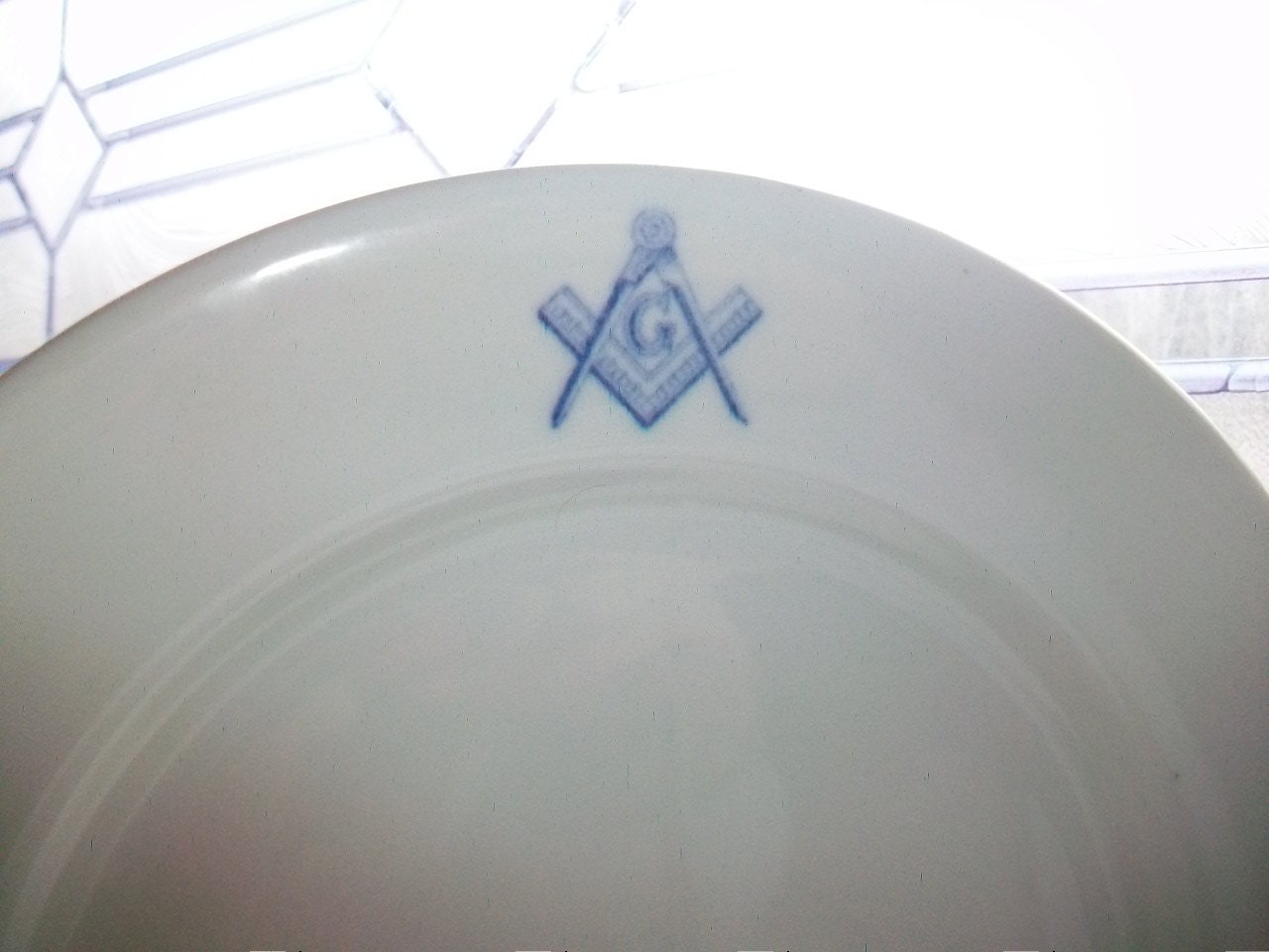 Vintage Masonic Dinner Plate and Cup McNicol China 4 Sets Available