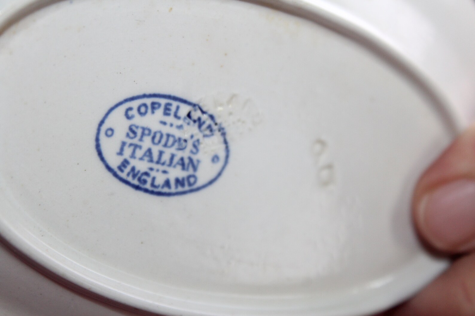 Antique Copeland Spode Blue Italian Mini Platter Ashtray 1800s - Etsy