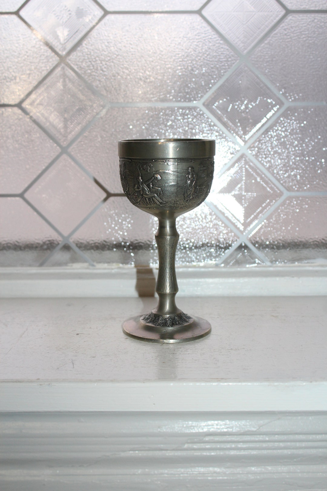 Frieling Zinn Pewter Hunter Goblet Germany Motto Ware - Etsy