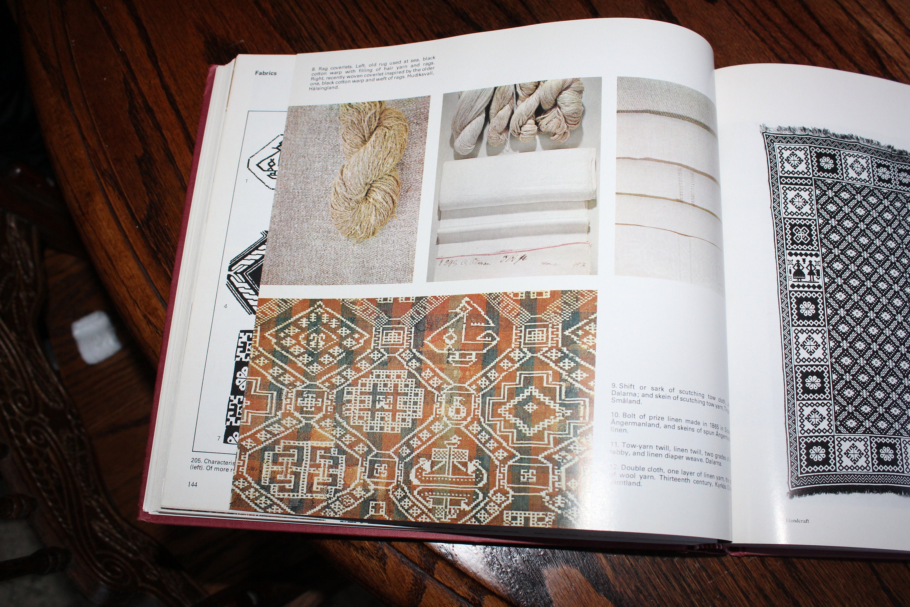 Vintage Book Swedish Handcraft Scandinavian Folk Art