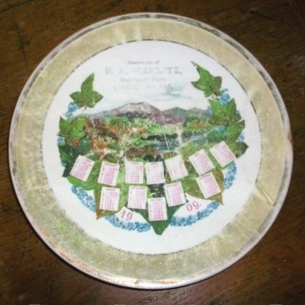 Calendar Plate - Etsy