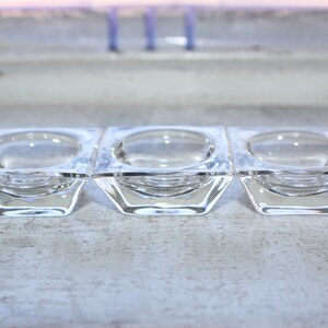 Vintage Crystal Glass Salt Dips Set of 4 - Etsy