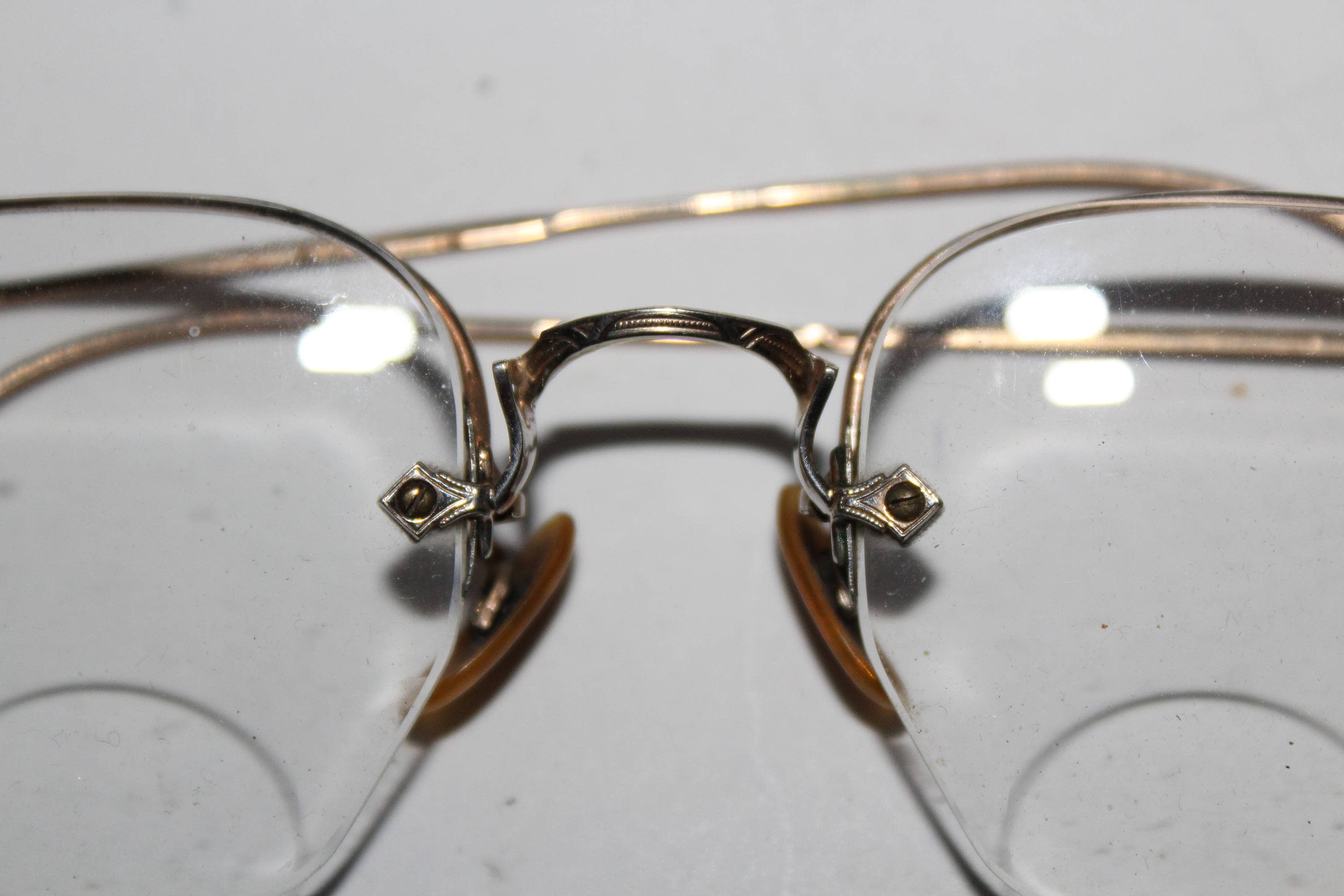 Antique Eyeglasses 12k Gold Filled Frames Shuron Antique Eyeglasses 12k Gold Filled Frames Shuron