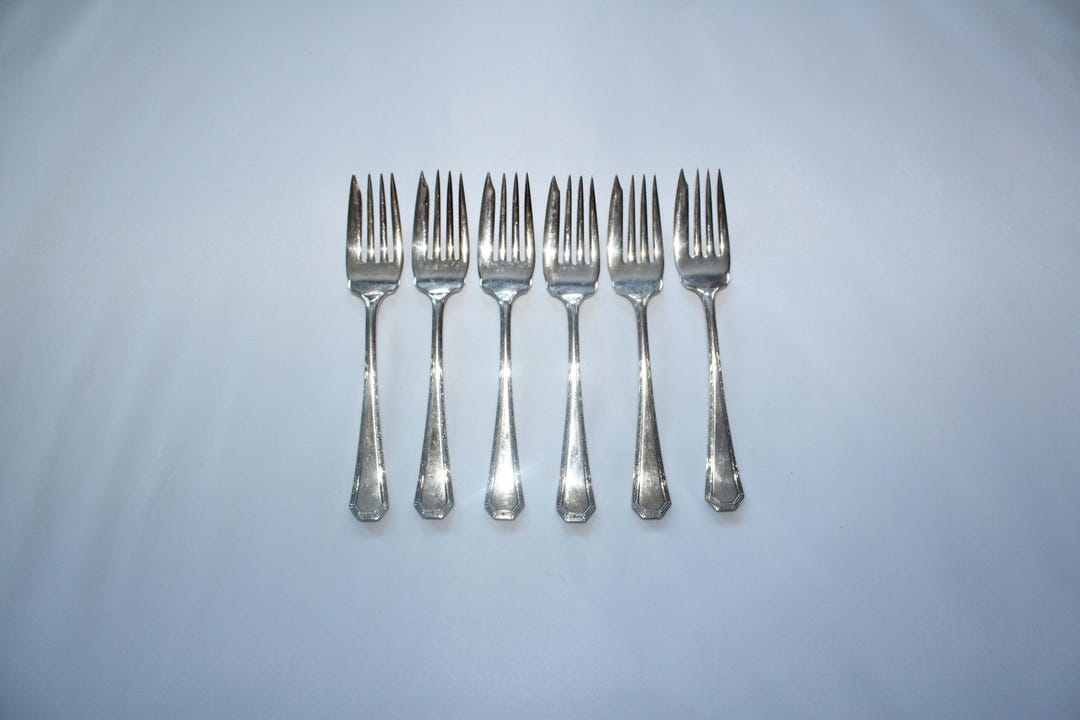 6 Athena 1856 R Wallace Silverplate Forks - Etsy