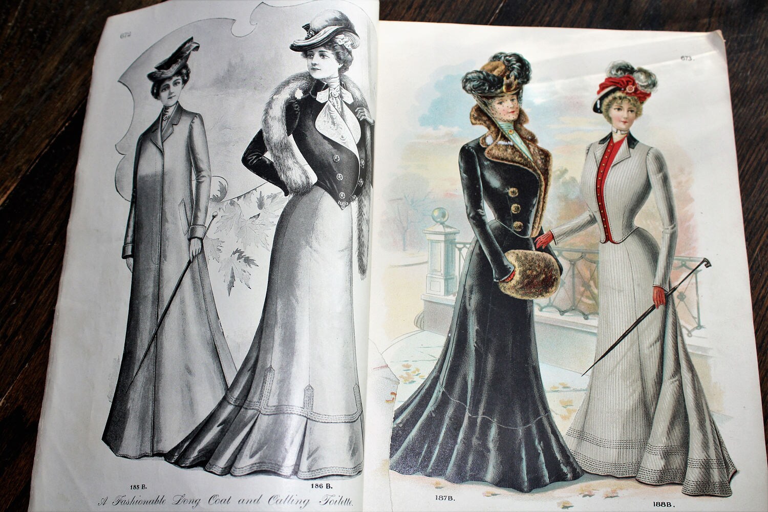 1901 Fashion Magazine The Delineator Antique Edwardian Styles