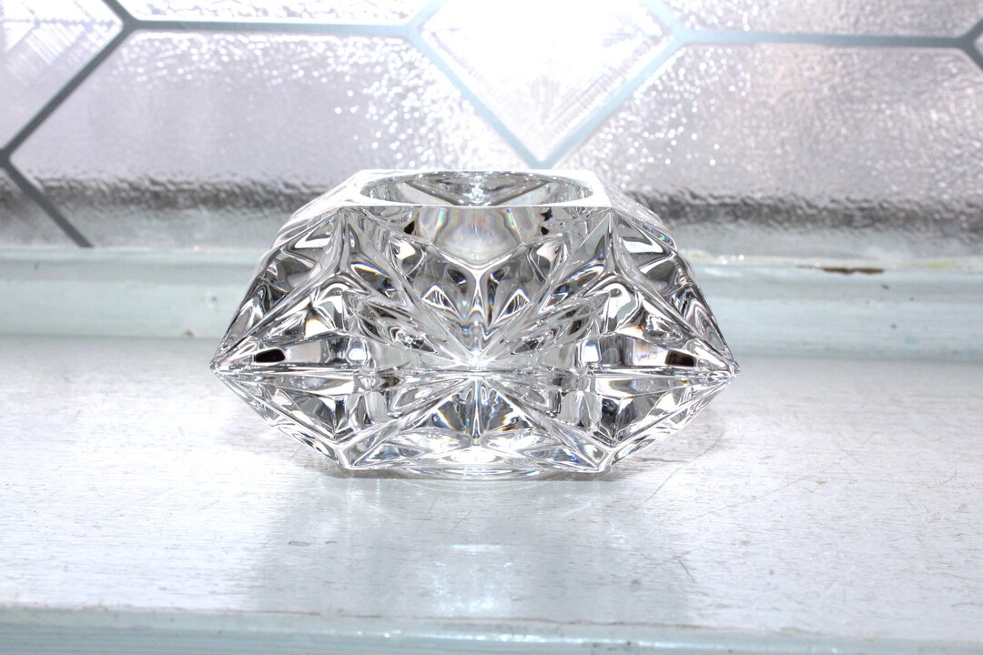 Vintage Partylite Quad Prism Crystal Votive Candle Holder - Etsy