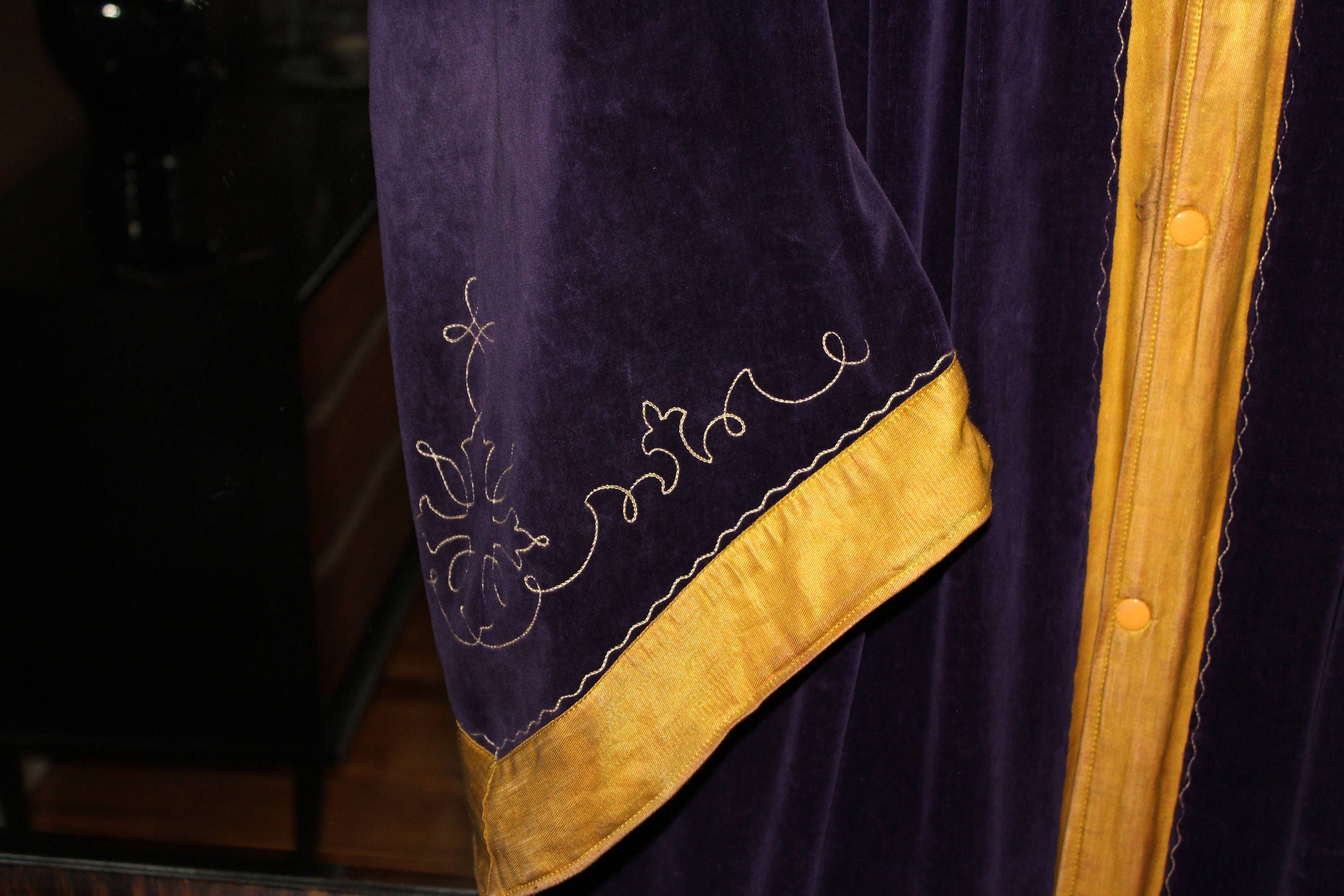 Antique Odd Fellows Robe Masonic Halloween Rennaissance Costume Wizard Robe
