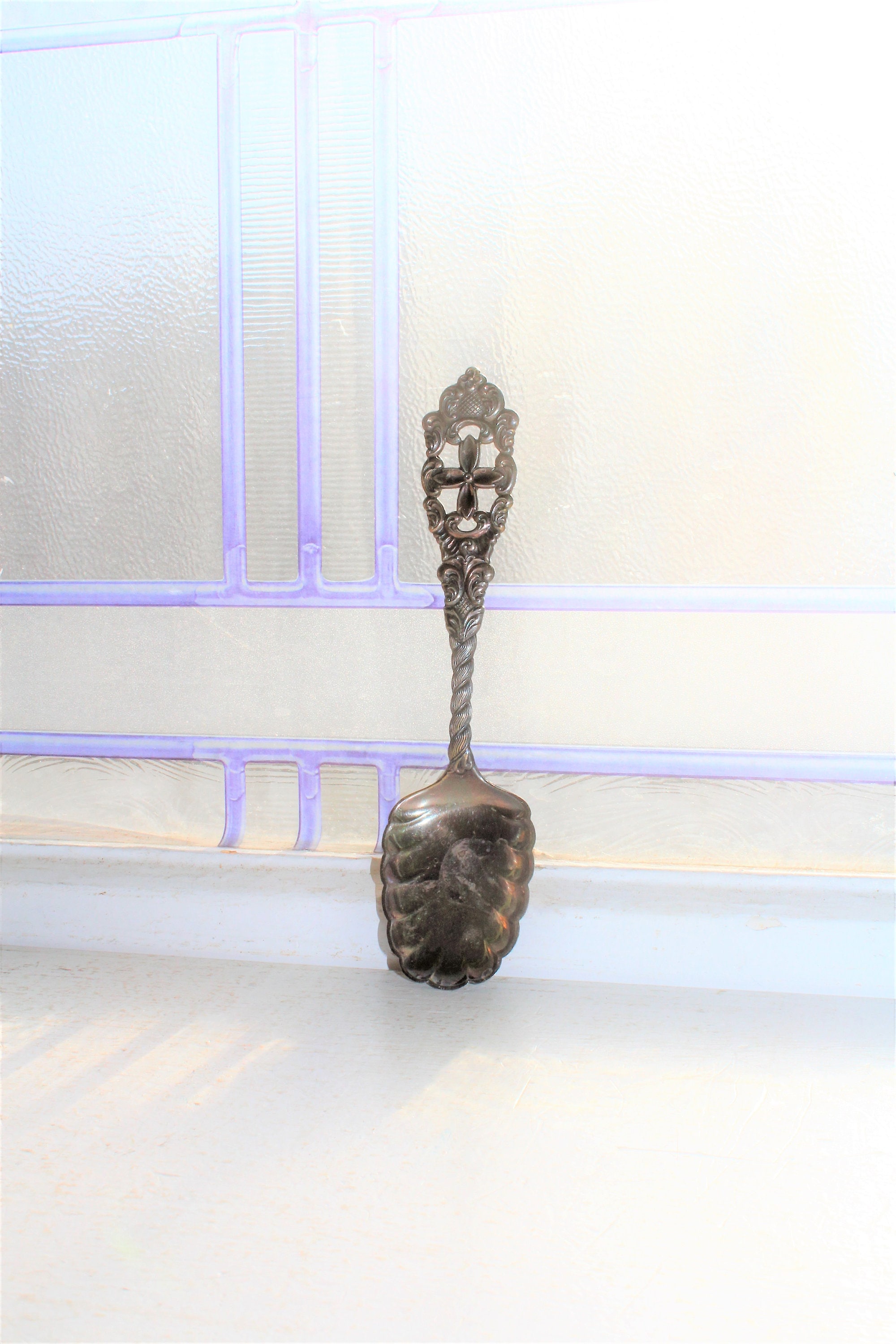 Antique Silverplate Spoon T K Norway Norwegian Scandinavian