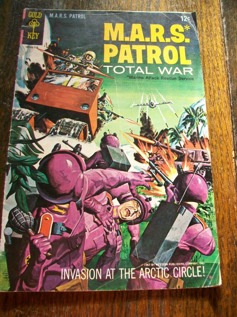 MARS Patrol 1967 Comic Book Number 4 Sci Fi Science Fiction | Etsy
