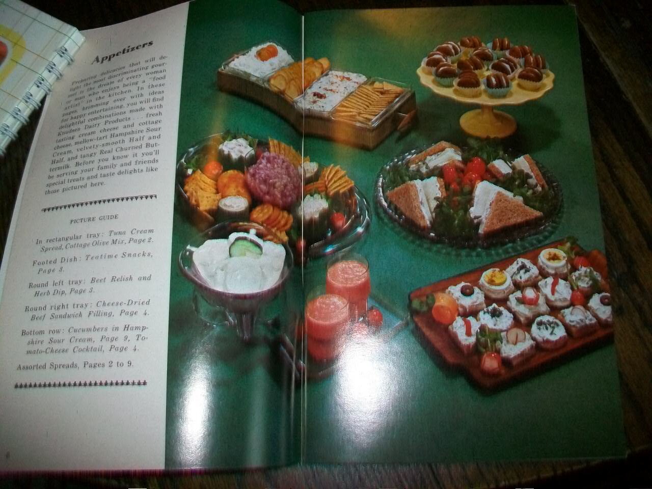 Vintage Cookbook Knudsen Recipes by Knudsen Dairy Products 1962