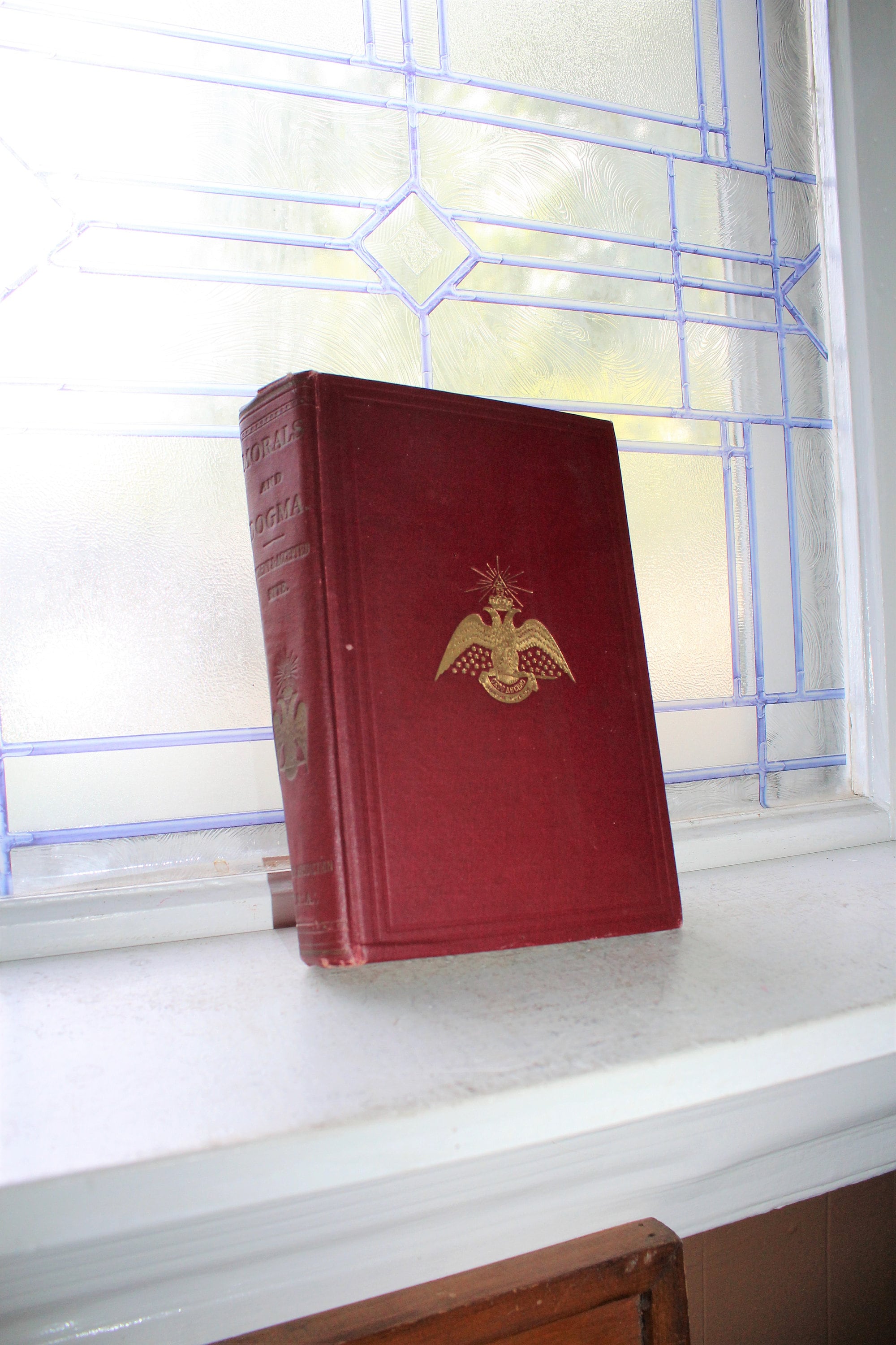 Antique 1906 Masonic Book Morals and Dogma of Freemasonry