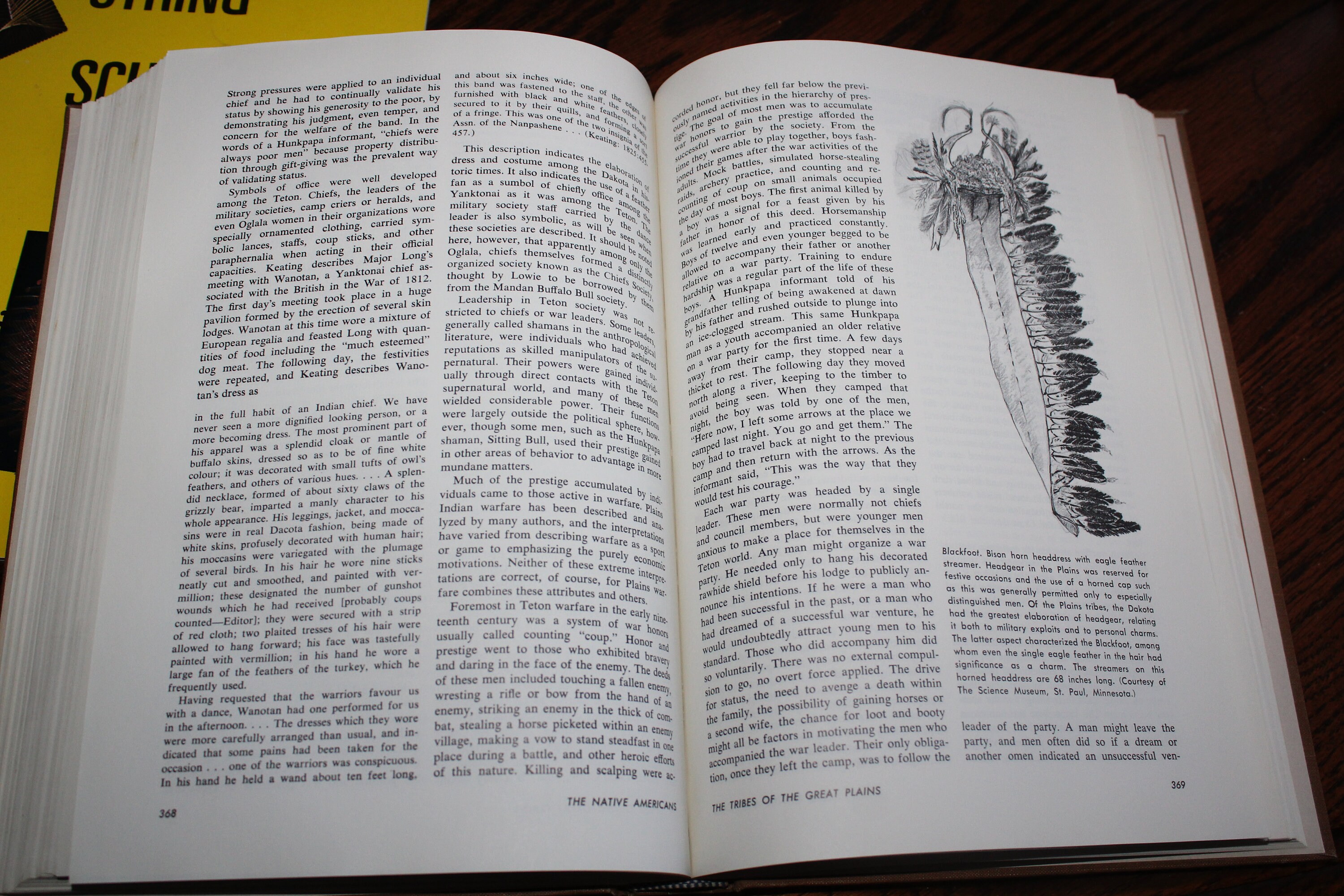 The Native Americans Vintage 1965 Book History of Indians