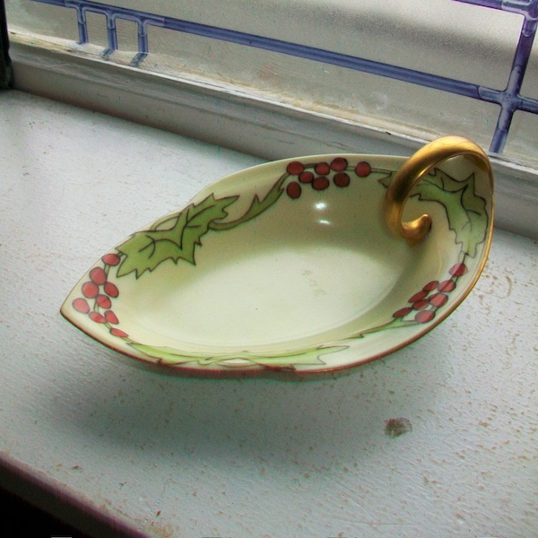 Nappy Handled Dish Porcelain - Etsy