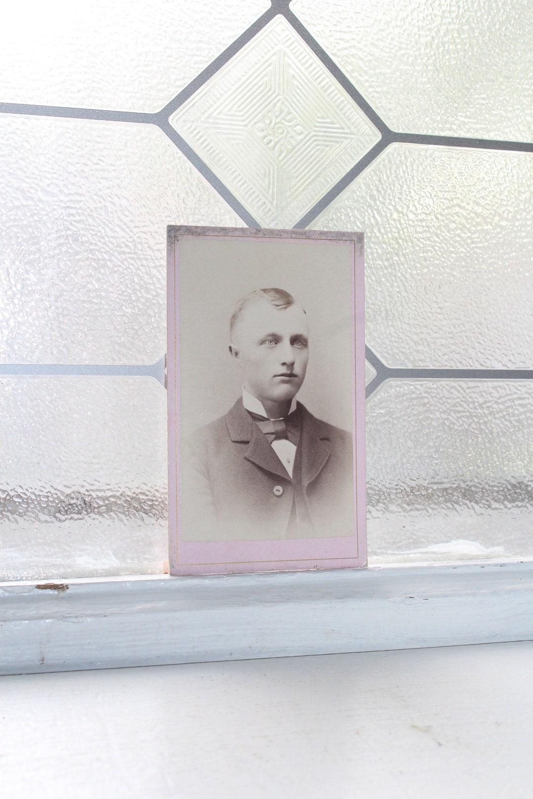 Antique Carte De Visite CDV Photograph Handsome Victorian Man 1800s - Etsy