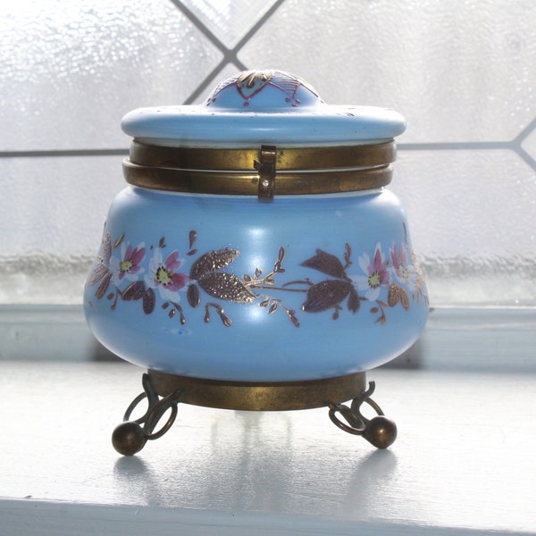 Antique Powder Jar - Etsy