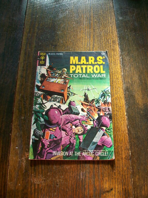 MARS Patrol 1967 Comic Book Number 4 Sci Fi Science Fiction | Etsy