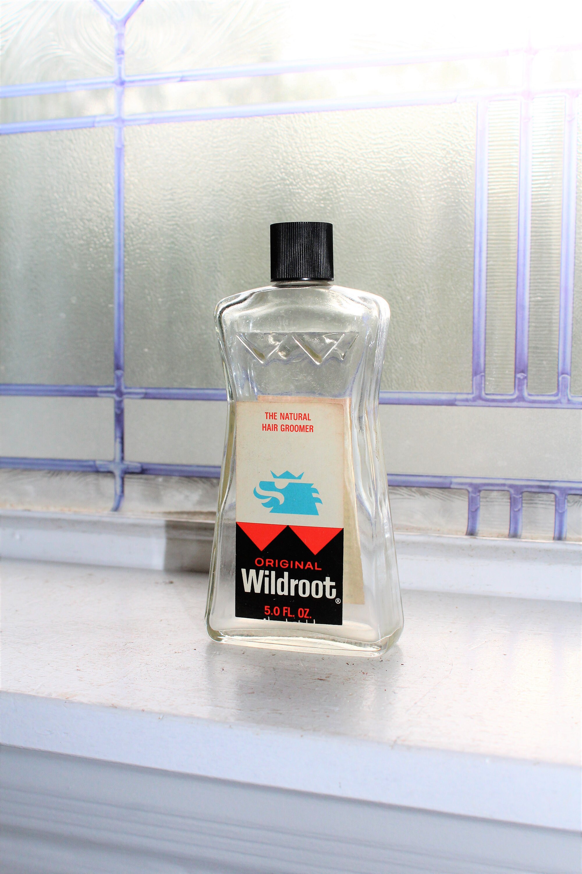 Vintage Wildroot Hair Dressing Bottle Barber Shop