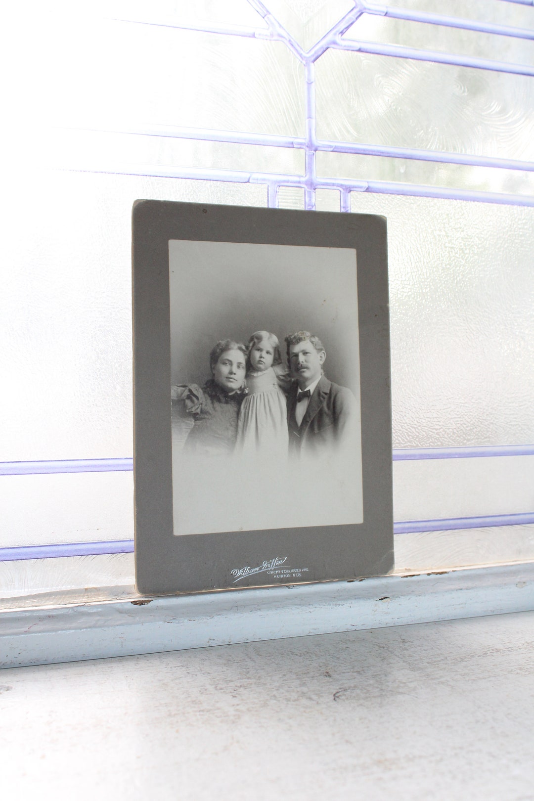 Large Antique Cabinet Card Photograph Victorian Family 1800s - Etsy