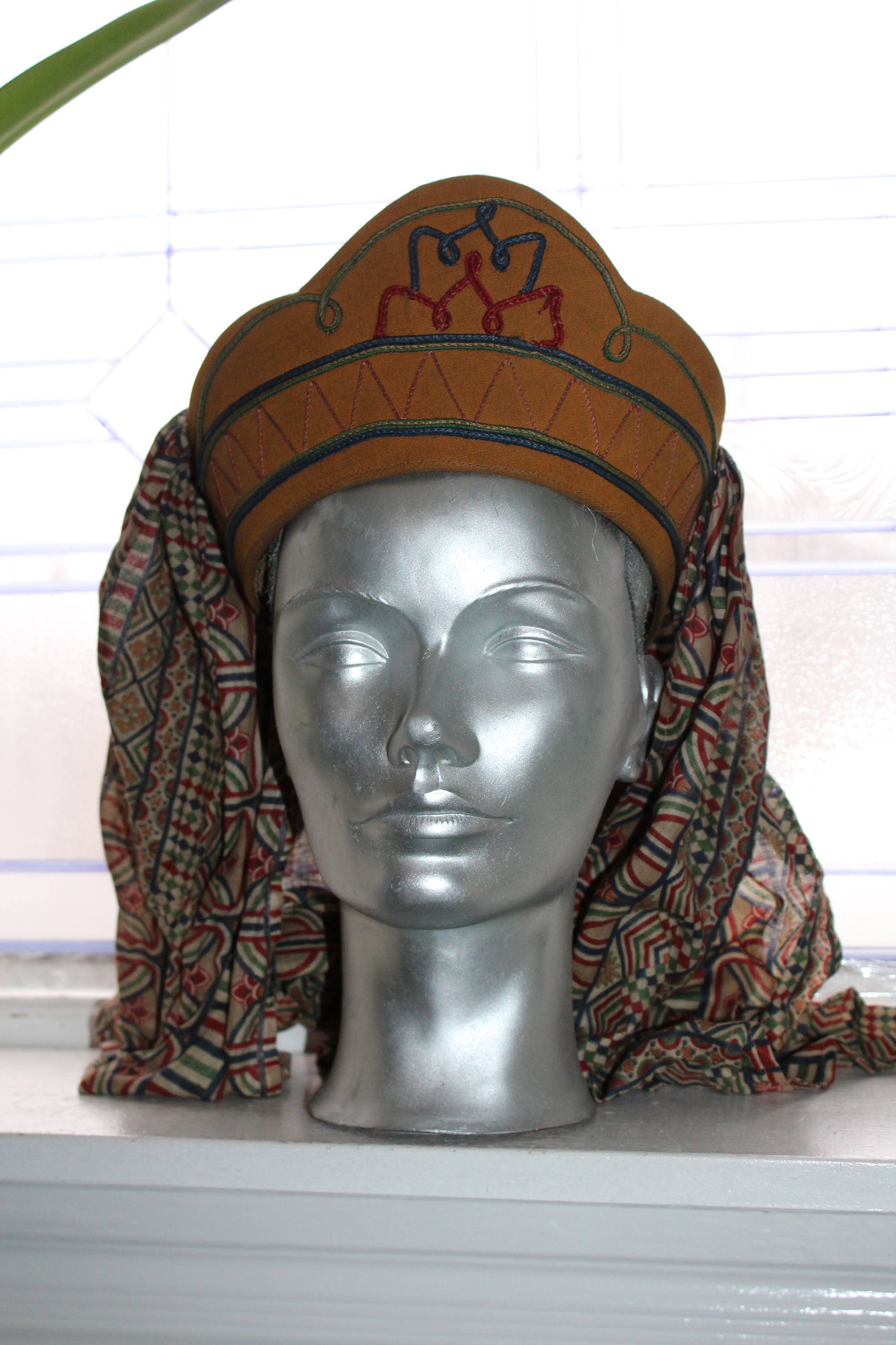 Antique Odd Fellows Hat Egyptian Masonic Halloween Rennaissance Costume
