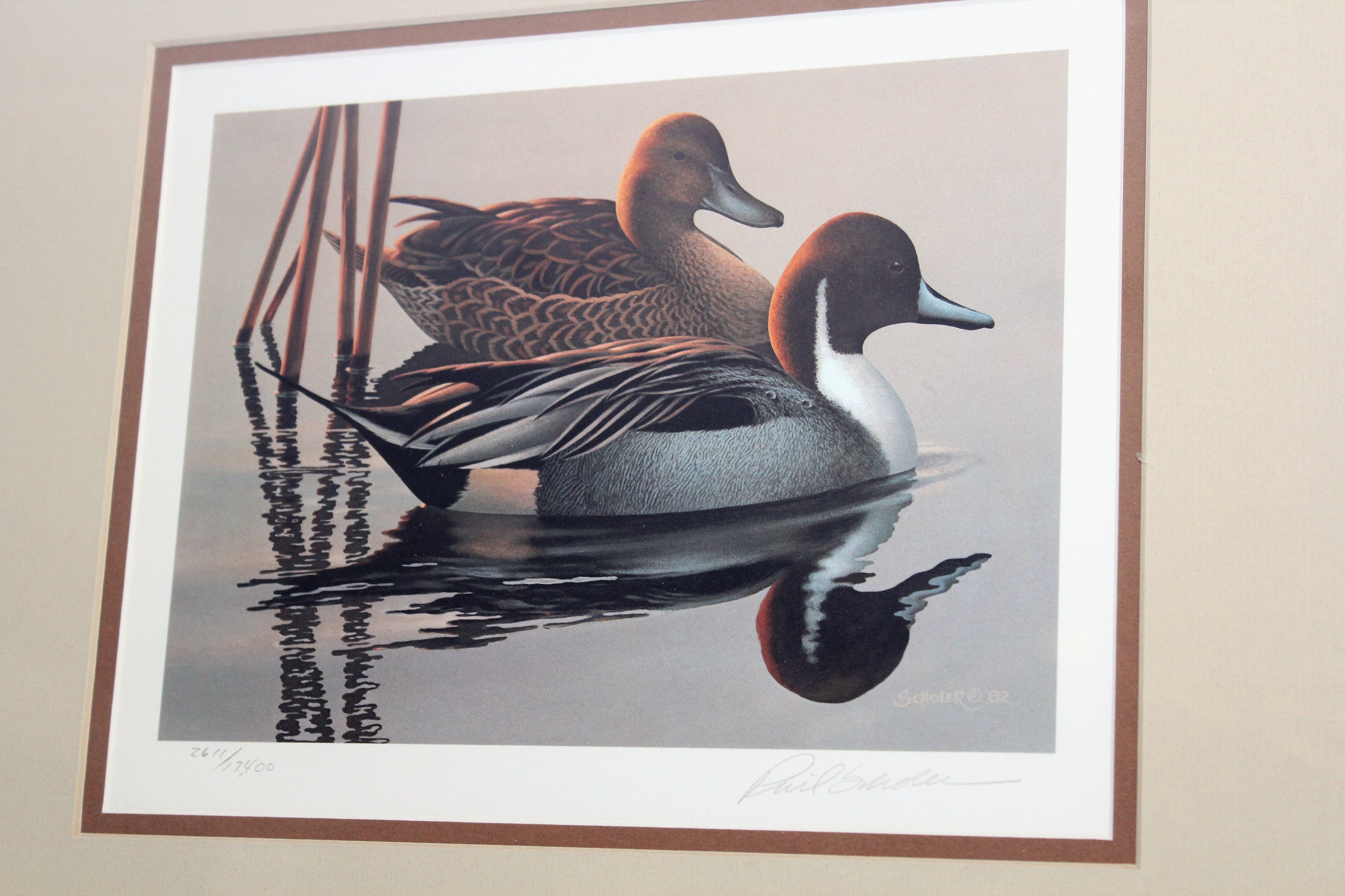 1983-84 Migratory Bird Hunting Print and Stamp Phill Scholer - Etsy