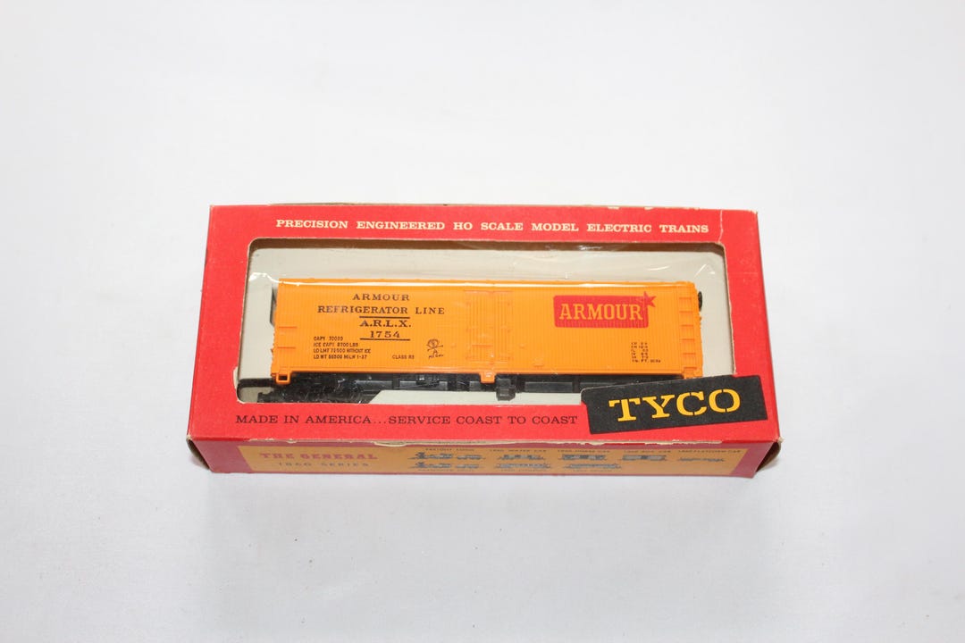 Vintage Tyco HO Scale Armour Refrigerator Line Car ARLX 1754 T329C - Etsy