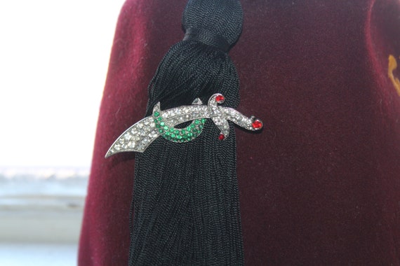 Vintage El Riad Masonic Fez Hat Shriners - Gem