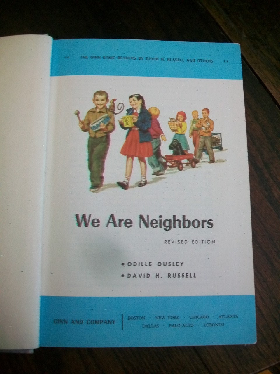 Basic Reader Book Children's Book We Are Neighbors Vintage 1964