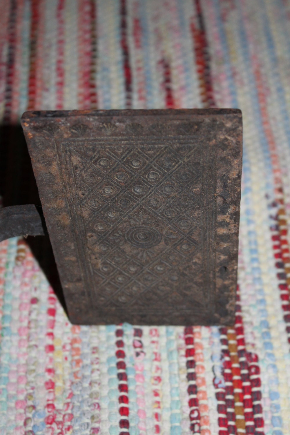 19th Cent. Scandinavian Hand Forged Cookie Iron Wafer Iron Antique ...