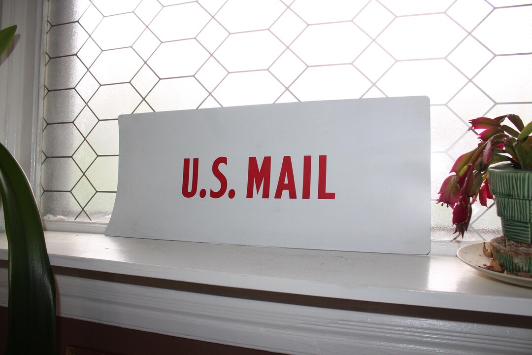 Vintage US Mail Large Magnetic Car Sign USPS Postal Service - Etsy