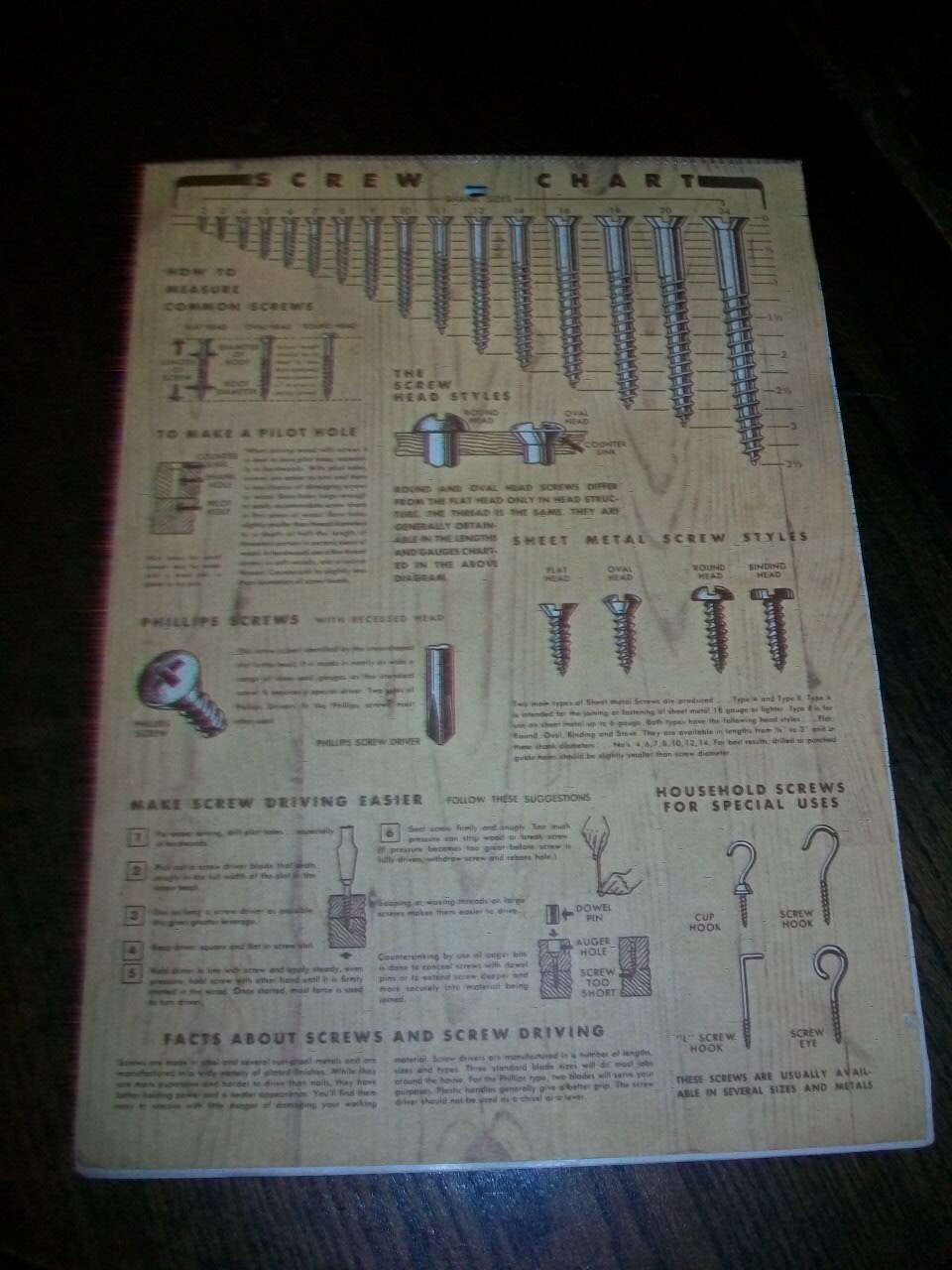Vintage 1956 Calendar With Airplane Park River North Dakota