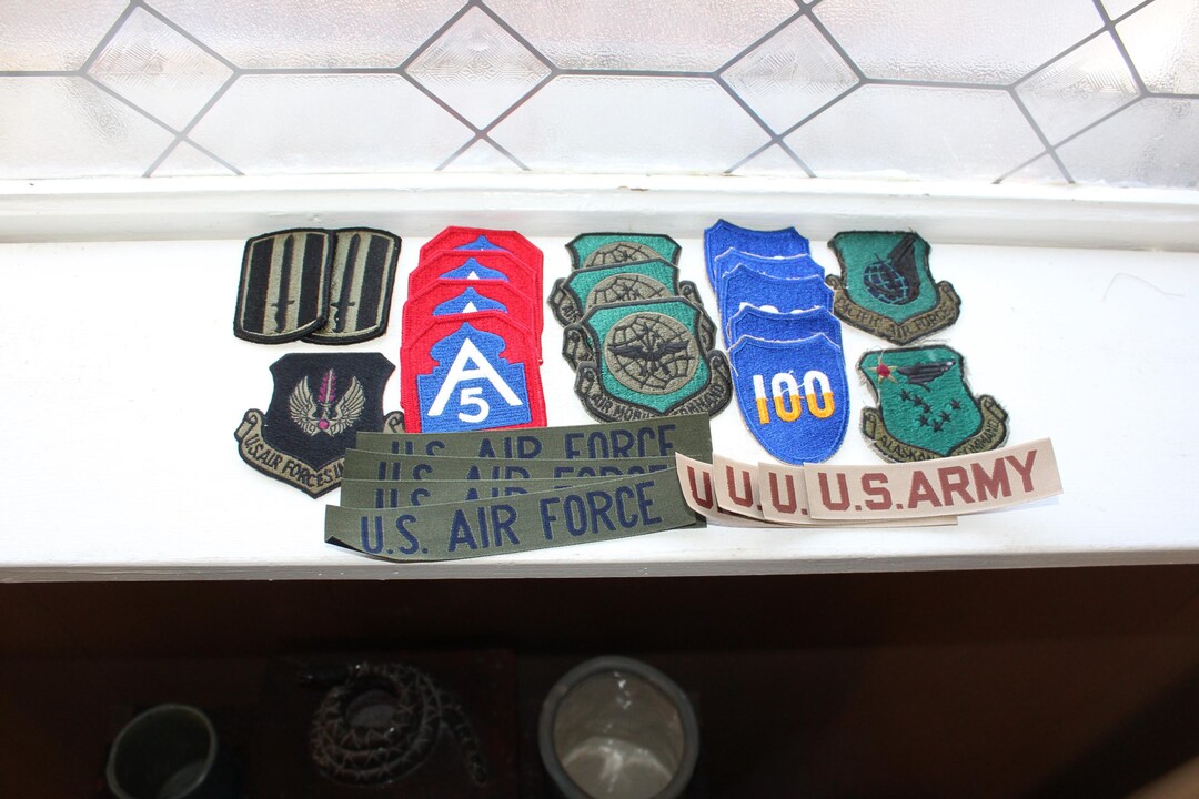 25 Vintage Military Patches US Air Force and Army - Etsy