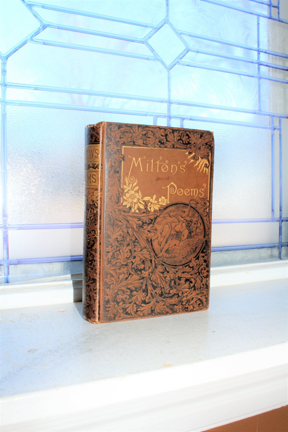 Milton's Poems Antique Poetry Book 1800s