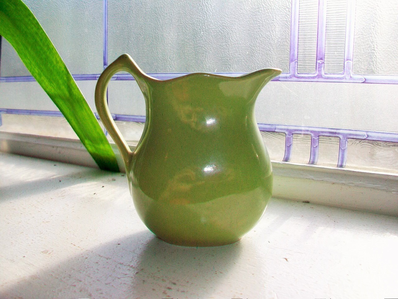 Vintage Rosemeade Pottery Alfred Olson Fairway Store Pitcher Milaca ...