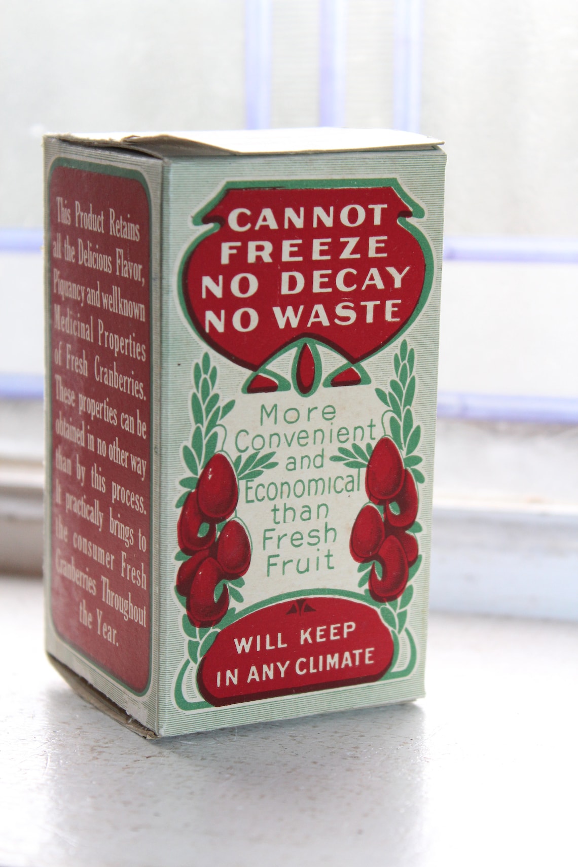 Antique Evaporated Cranberries Box Country Store Display - Etsy