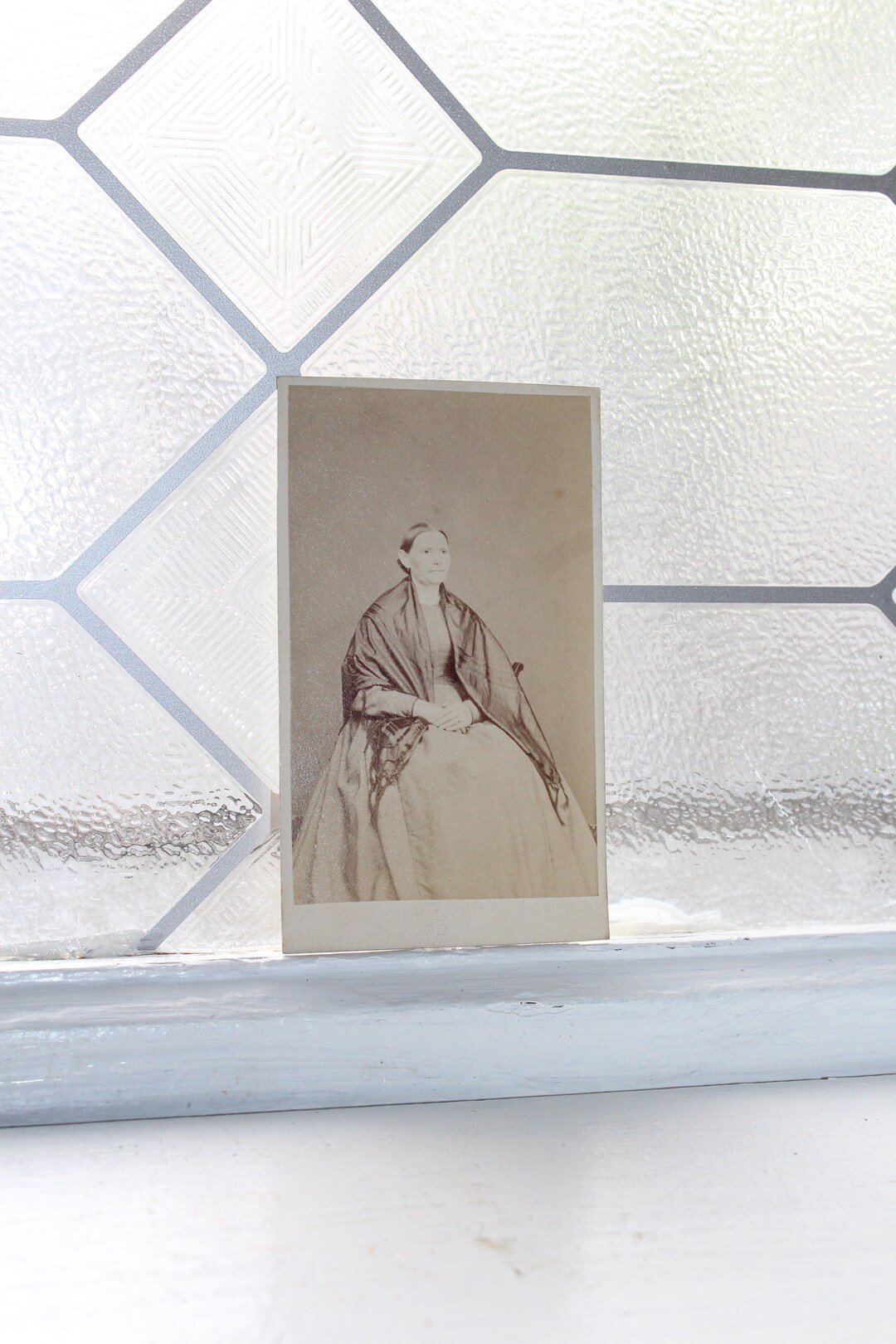 Antique Carte De Visite CDV Photograph Victorian Woman 1800s - Etsy