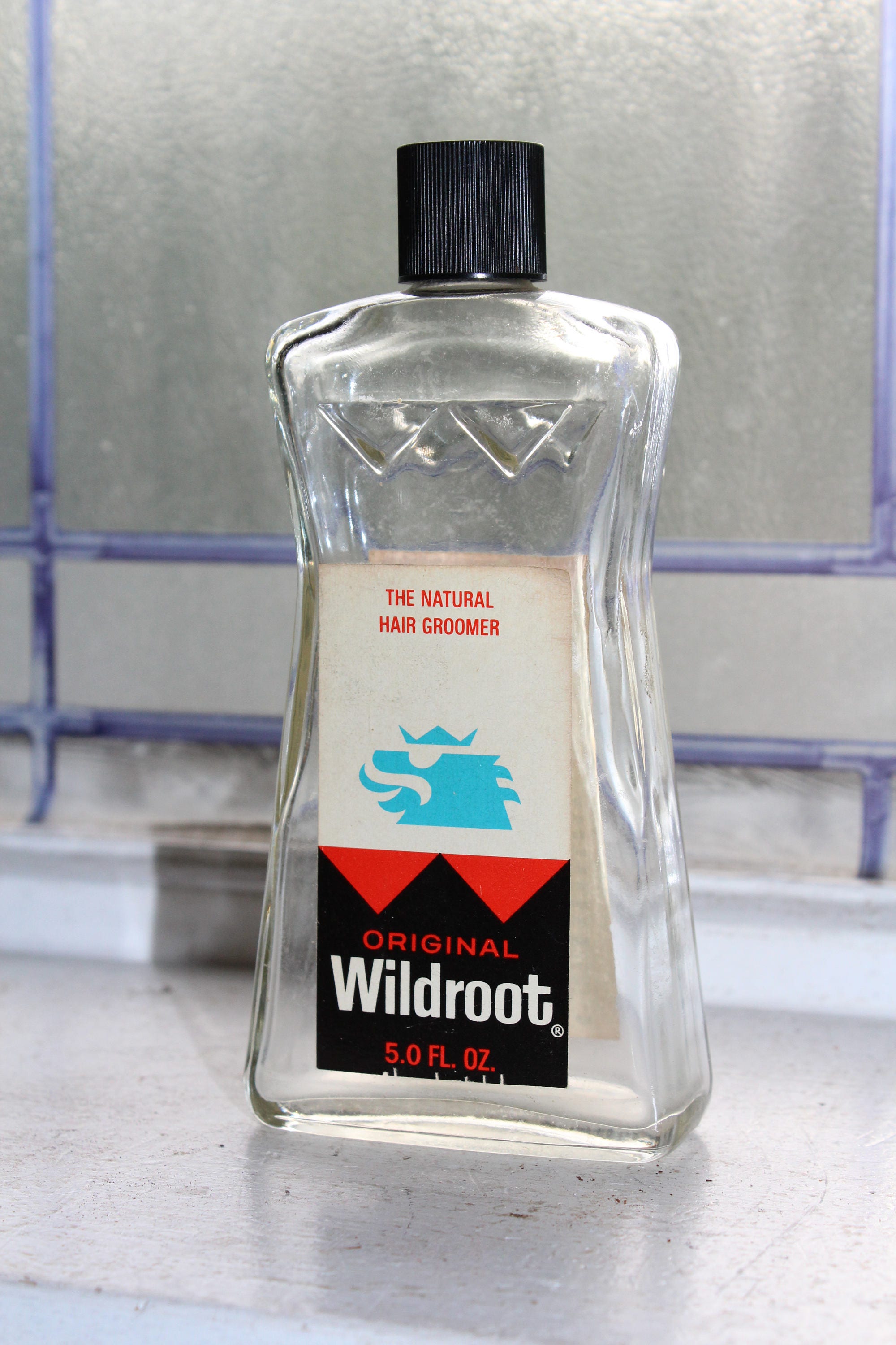 Vintage Wildroot Hair Dressing Bottle Barber Shop