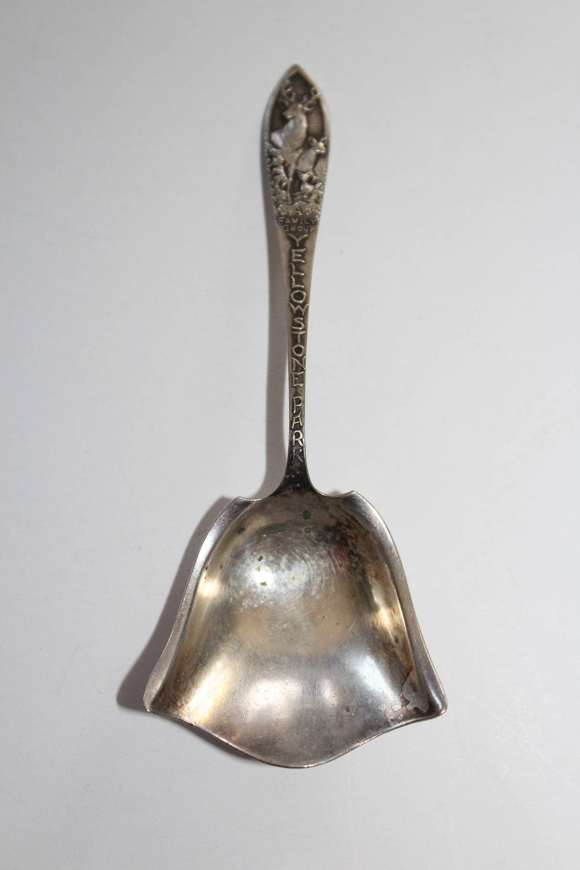 Nickel Silver Collector Spoon Yellowstone Park