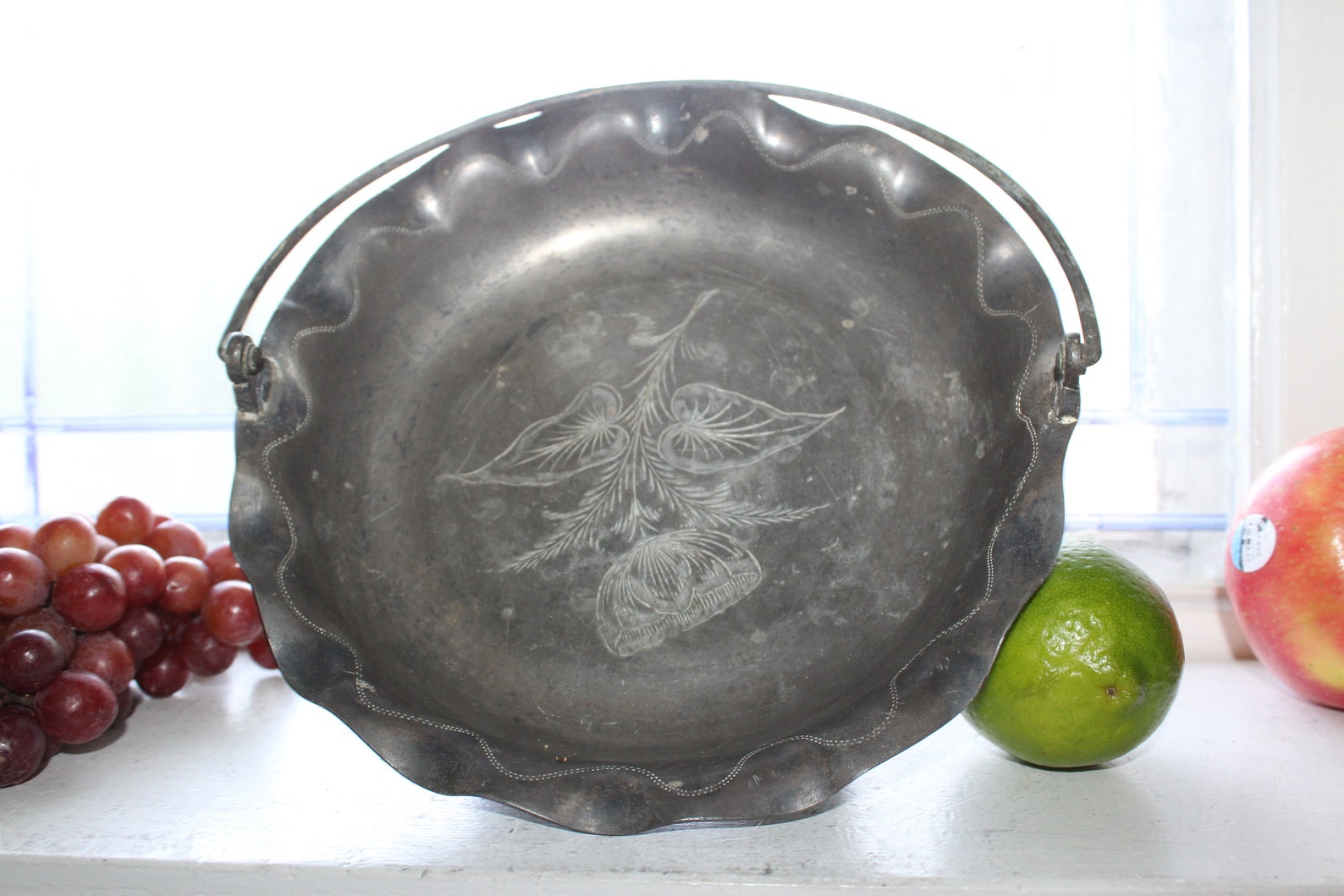 Antique 19th Century Victorian Aurora Silverplate Fruit Basket - Etsy