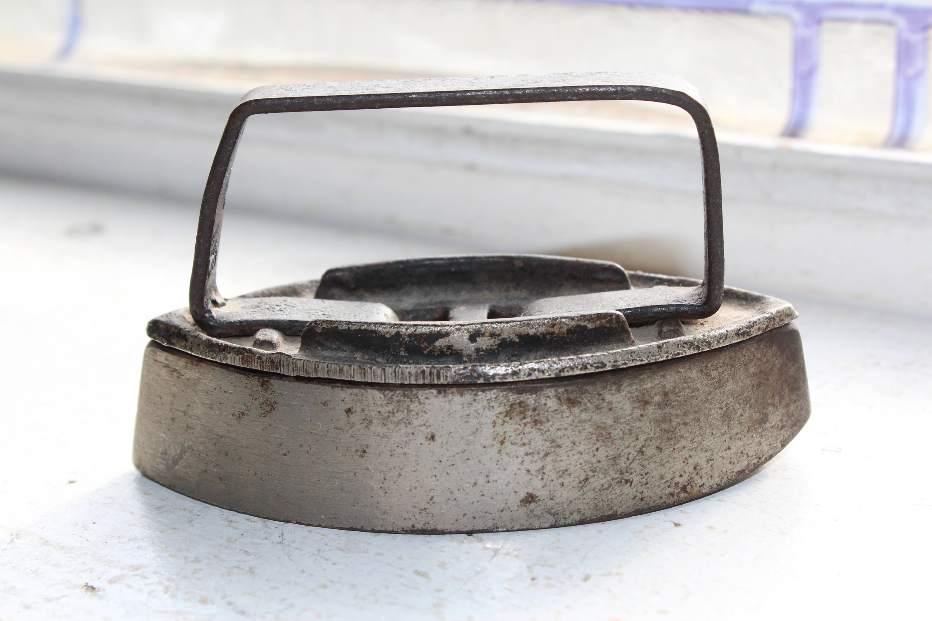 Antique Toy Sad Iron Rustic Farmhouse Decor