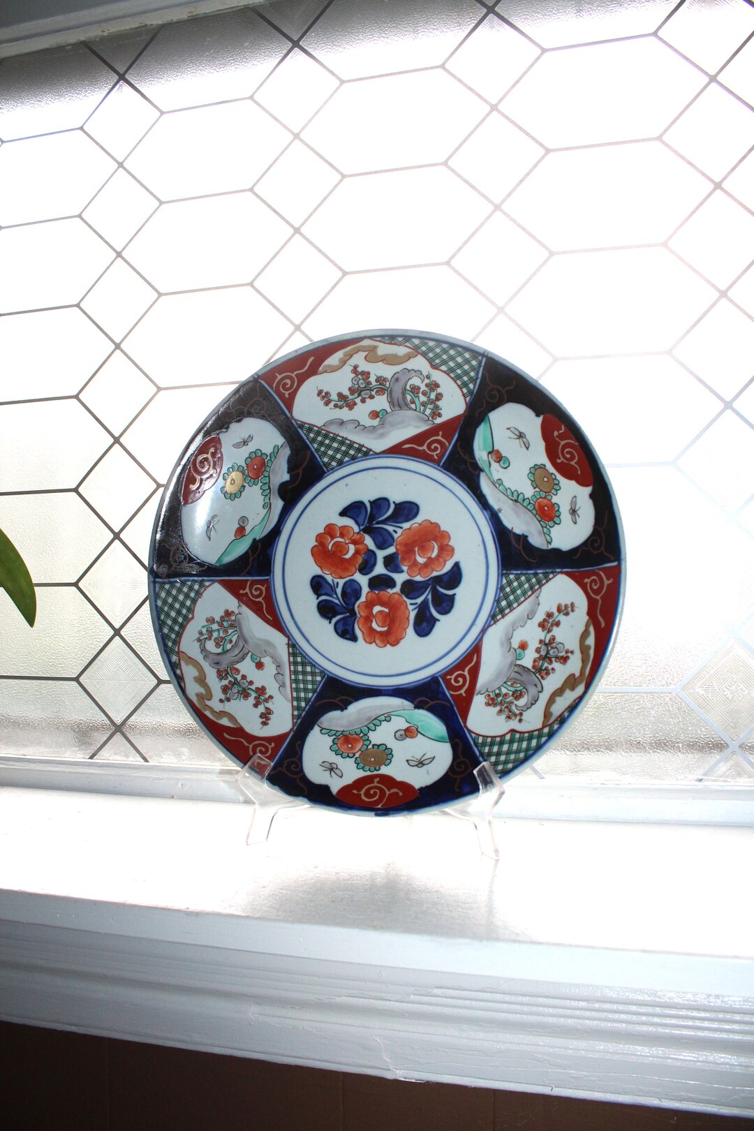 Antique Japanese Imari Chop Plate Meiji Period Impressed Mark 12" - Etsy