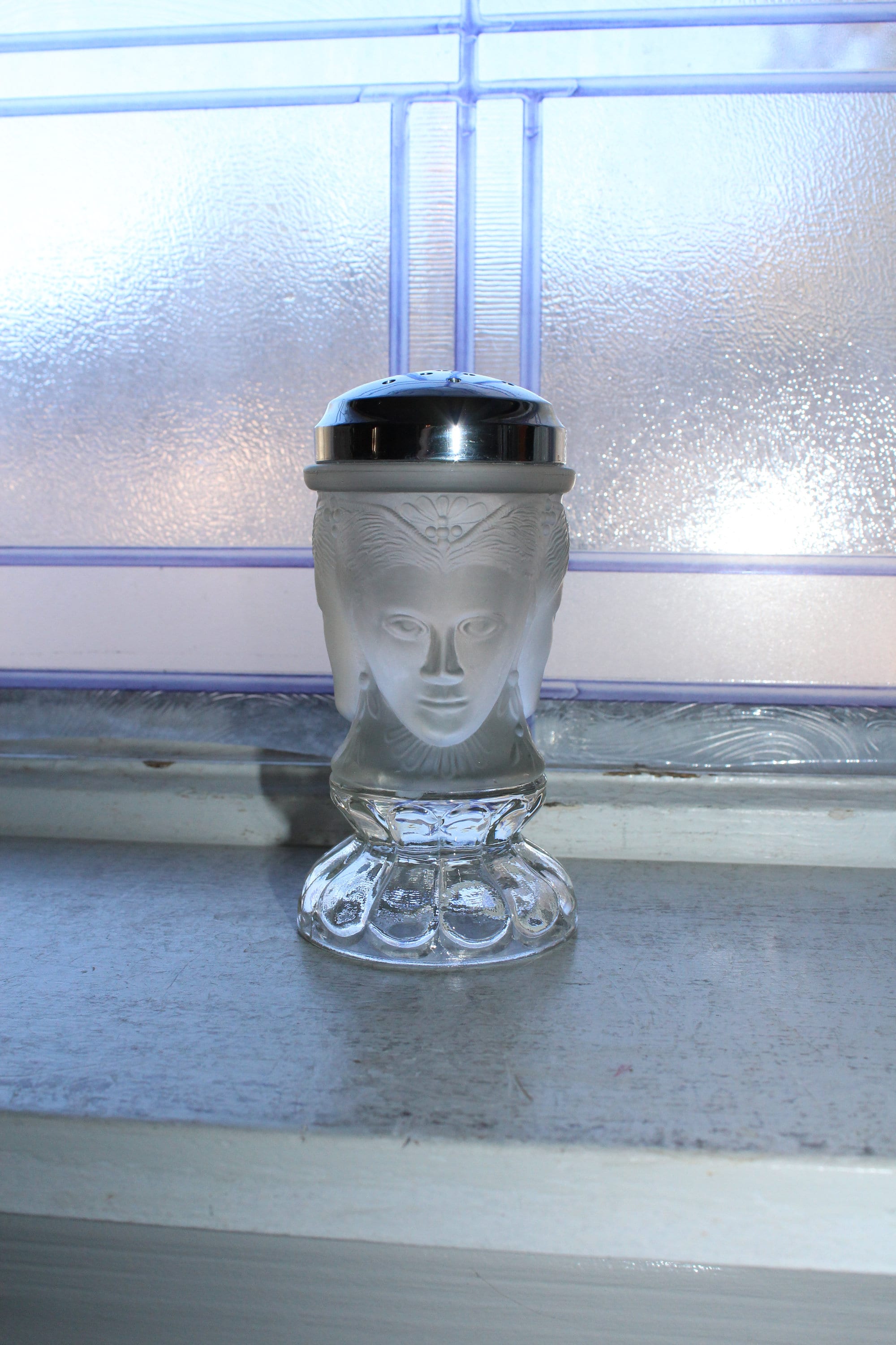 MMA Frosted Glass 3 Faces Muffineer Sugar Shaker Duncan Miller