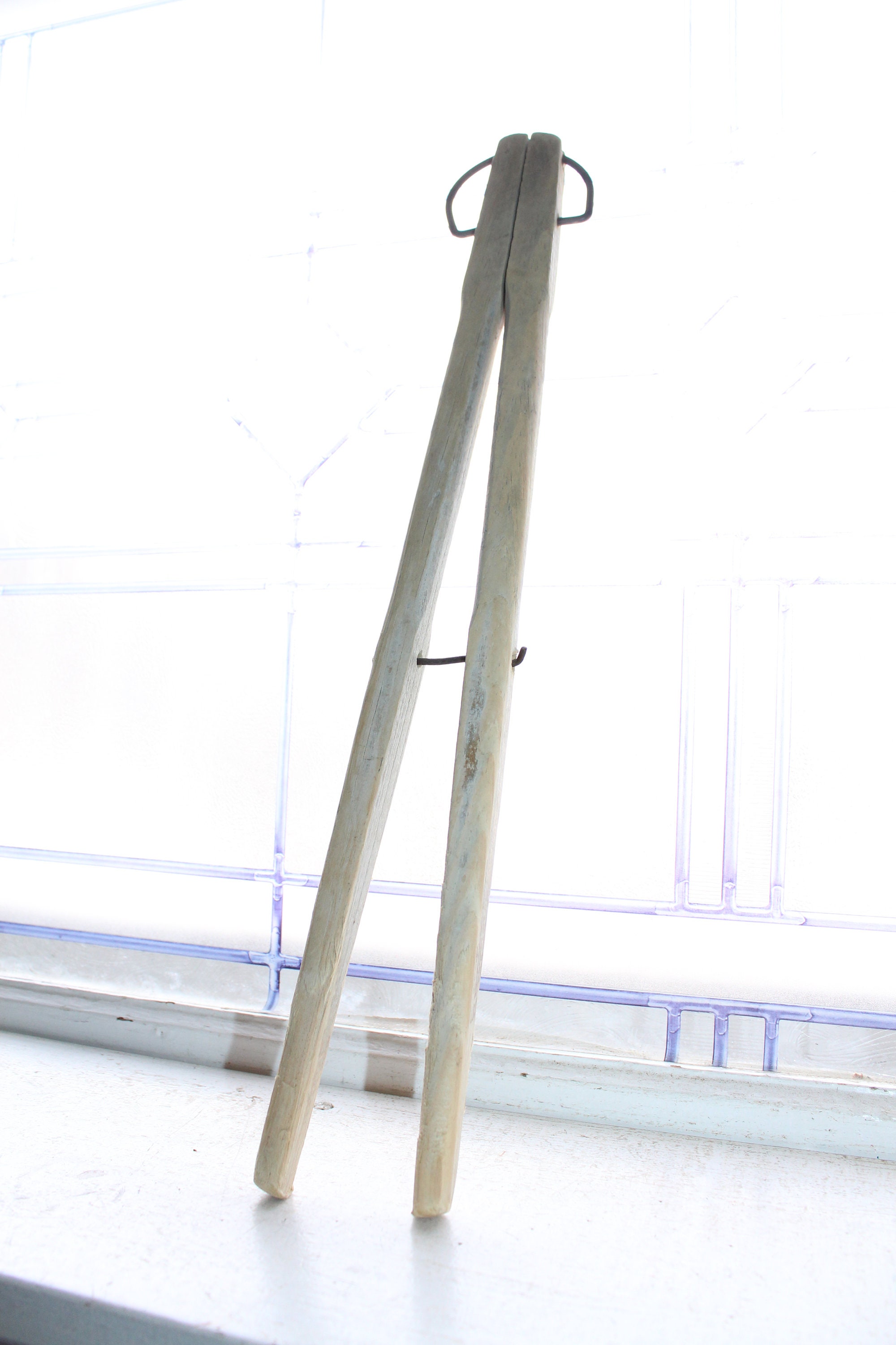 Antique Laundry Tongs Laundry Room Decor Wooden Clothes Tongs