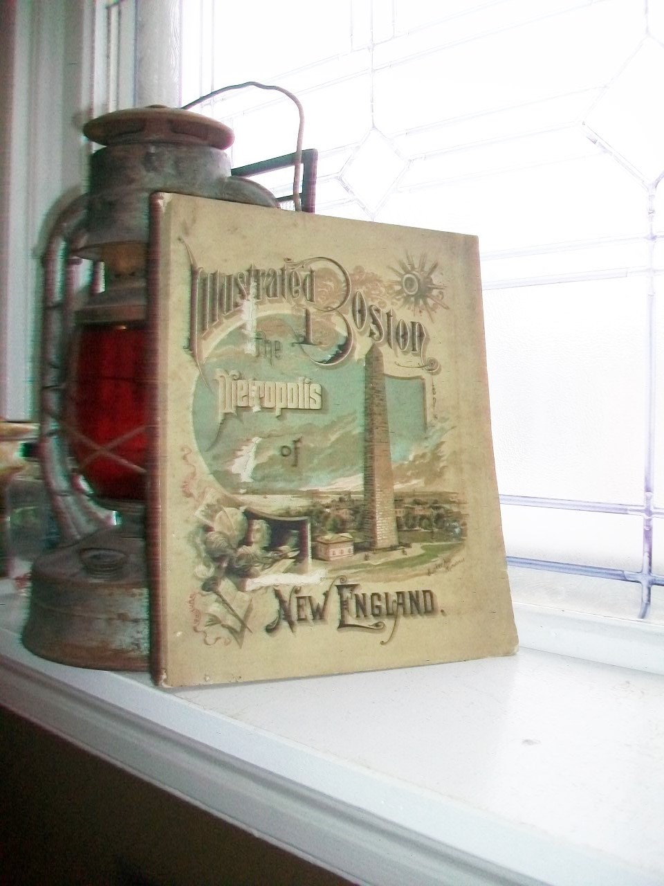 Antique 1889 Book Illustrated Boston The Metropolis of New England