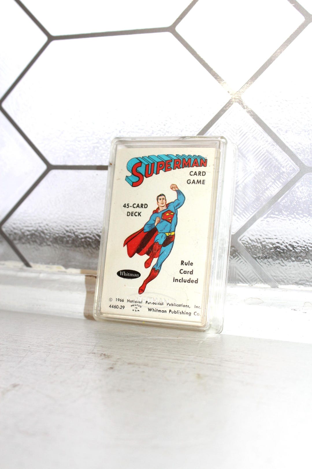 Vintage 1966 Whitman Superman Card Game - Etsy